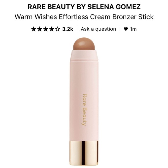 Rare Beauty | Makeup | Rare Beauty Warm Wishes Cream Bronzer Stick ...
